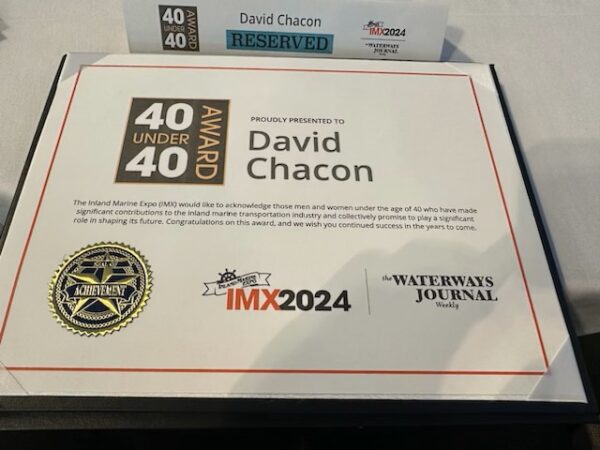 David Chacon was presented with IMX’s 40 Under 40 Award - Southwest ...